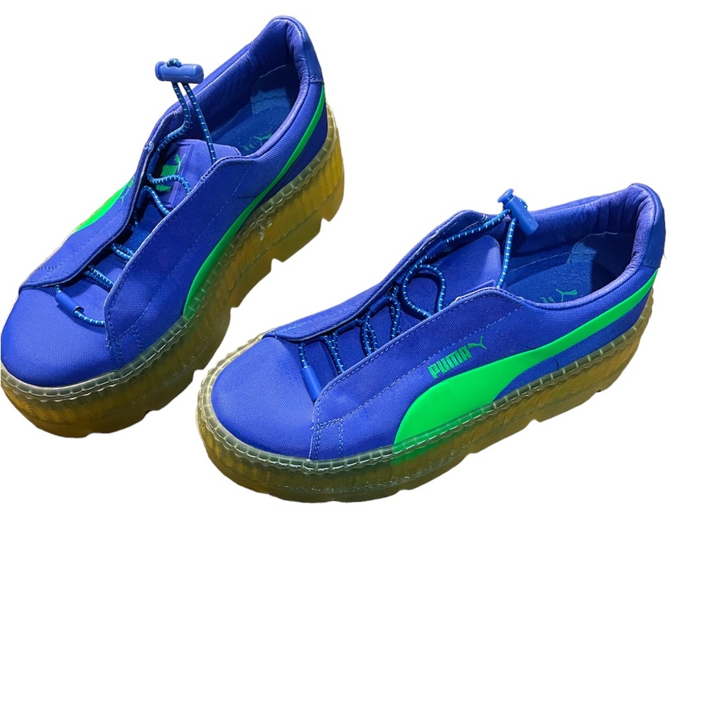 Puma Creeper Rihanna Fenty Blue Green Shoes Women, Si… - Gem
